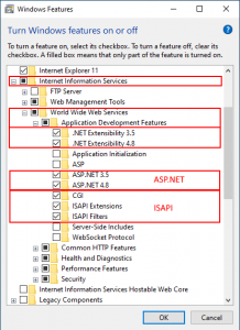 Setting up ISAPI (and ASP.Net) on IIS 10 | Software Verify