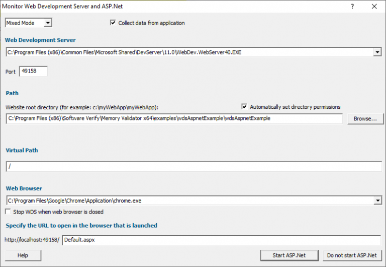 Memory Validator Tutorial Detecting Memory Leaks In Aspnet With Web Development Server