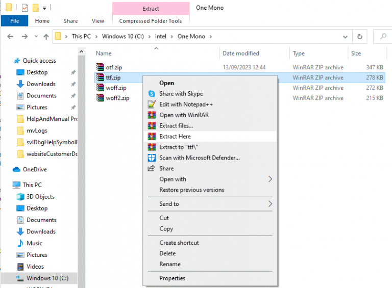 How to Install Intel One Mono fonts on Windows | Software Verify